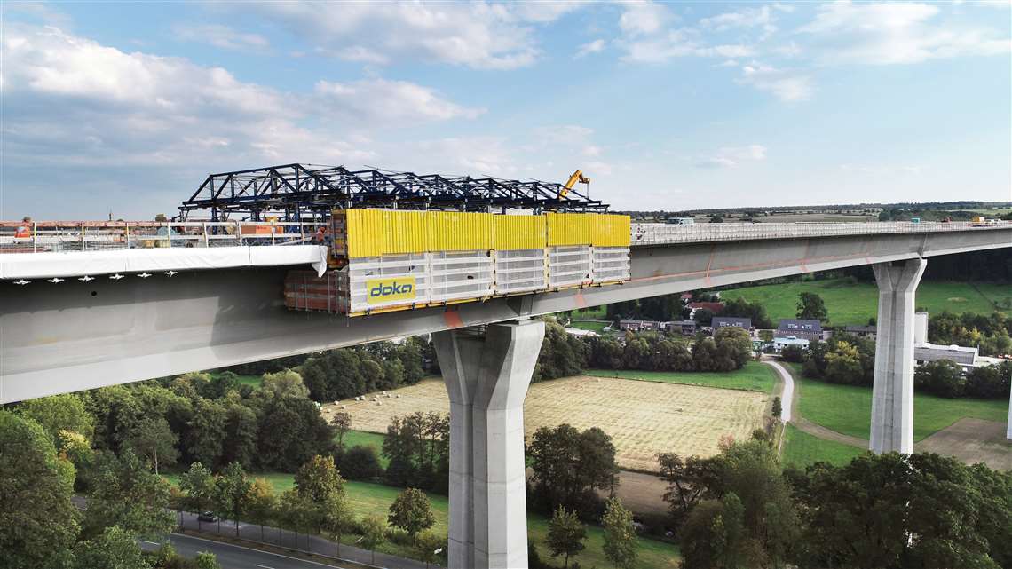 New 70 metre high bridge built with Doka formwork - CompressorTECH²
