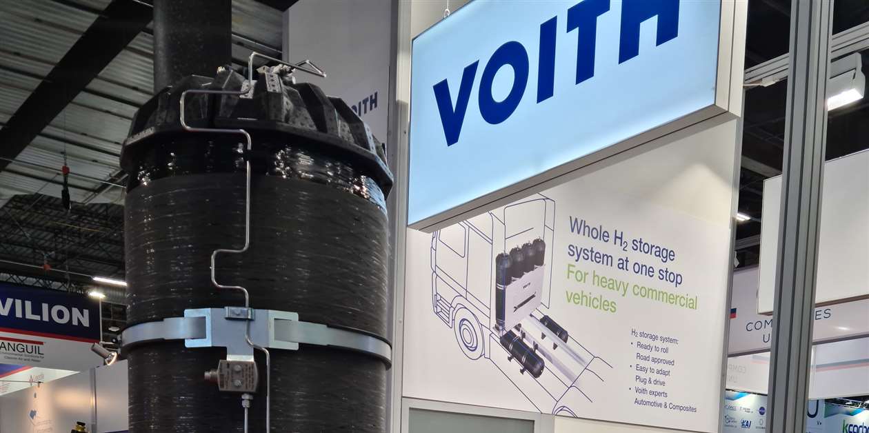 Voith shows H2 storage tank system at JEC World - CompressorTECH²