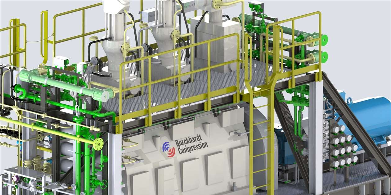 Burckhardt compressor packages for hydrogen facility - CompressorTECH²